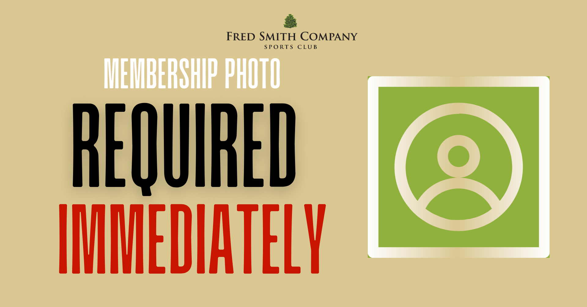 Member Photo Submission Reminder! - Fred Smith Company Sports Club