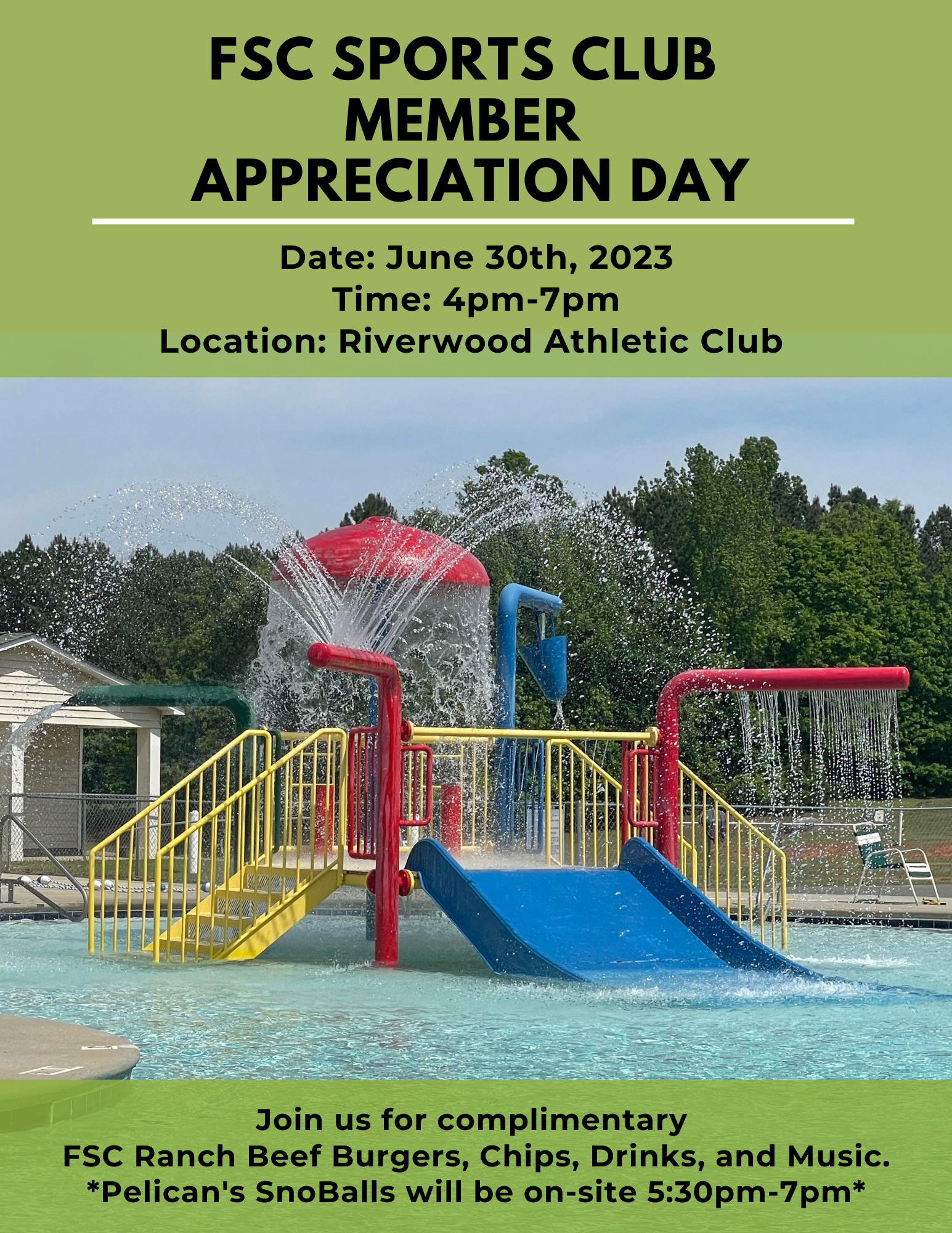 FSC SPORTS CLUB MEMBER APPRECIATION DAY: JUNE 30TH! - Fred Smith ...