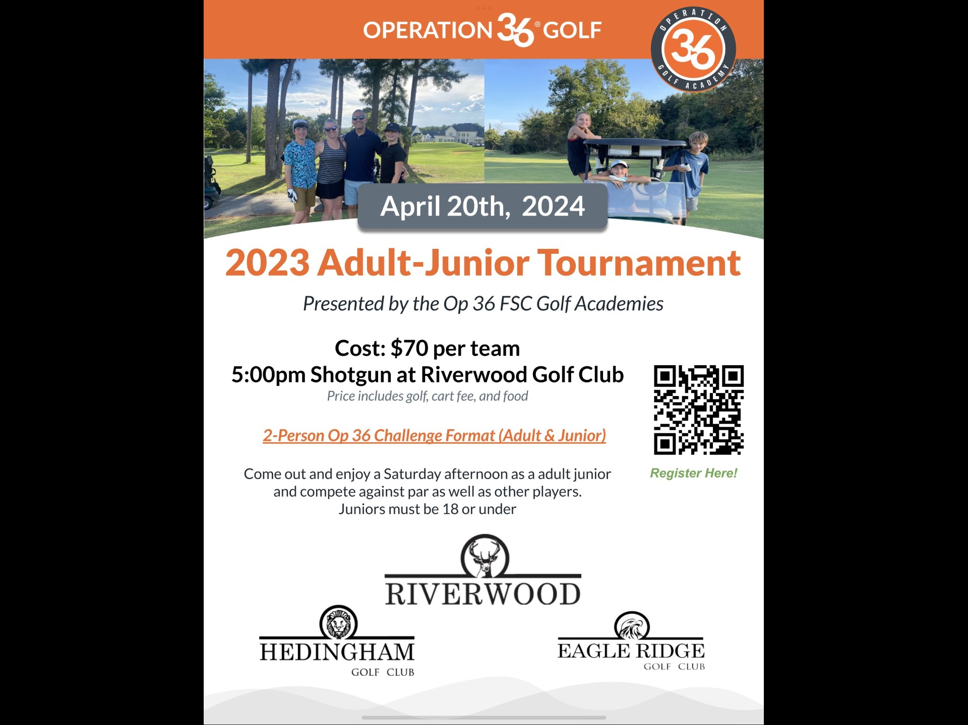 Sign up for the inaugural joint Op 36 FSC Adult Junior Event!!! - Fred ...