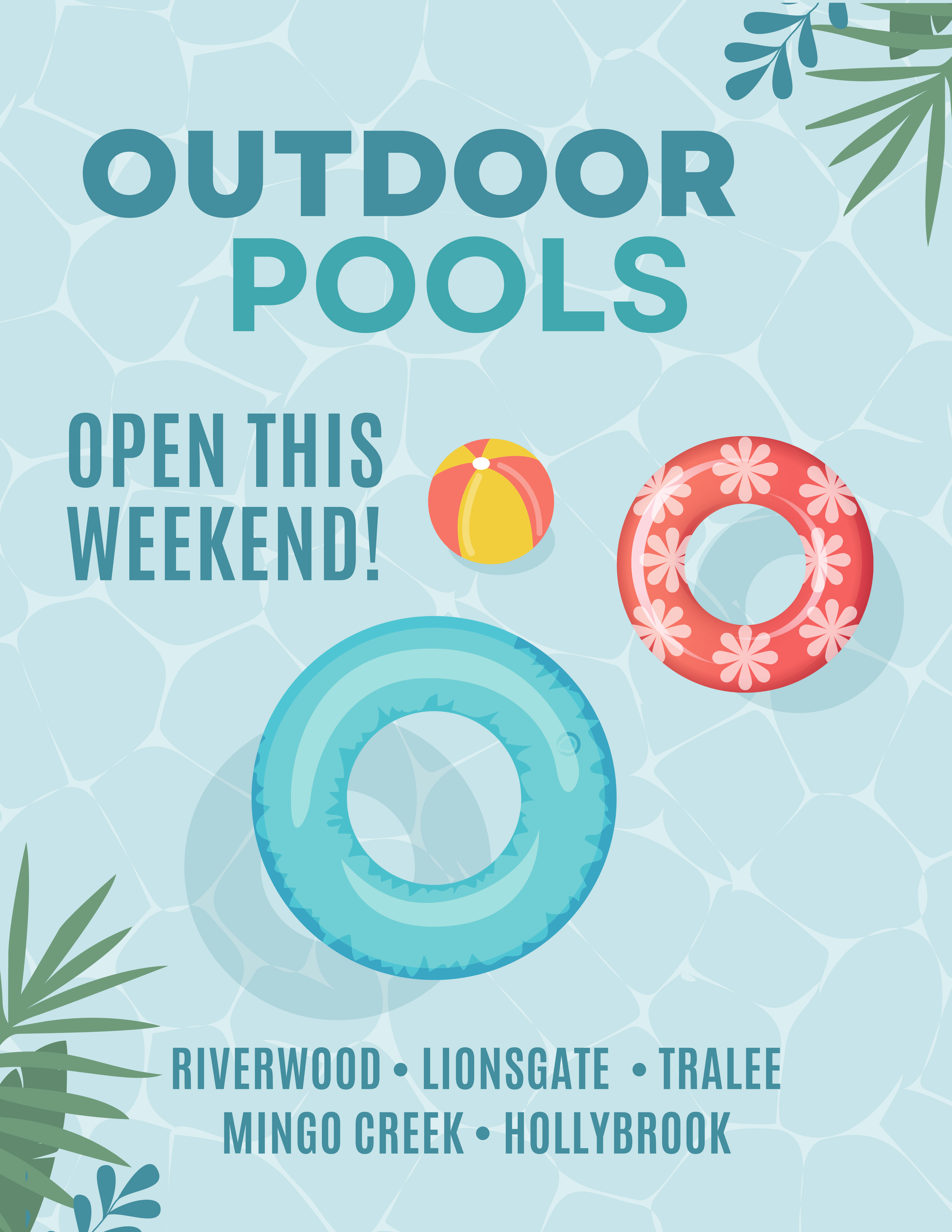 Get ready! Our Outdoor Pools Open this Saturday - Fred Smith Company ...